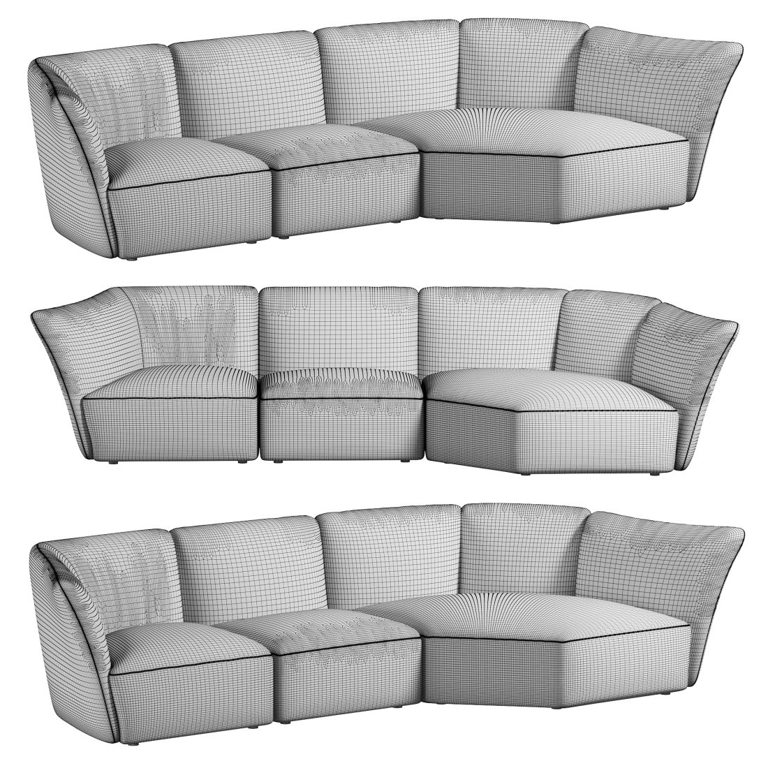 Timeless Sofa By Natuzzi 3D Model for Corona | CGMood