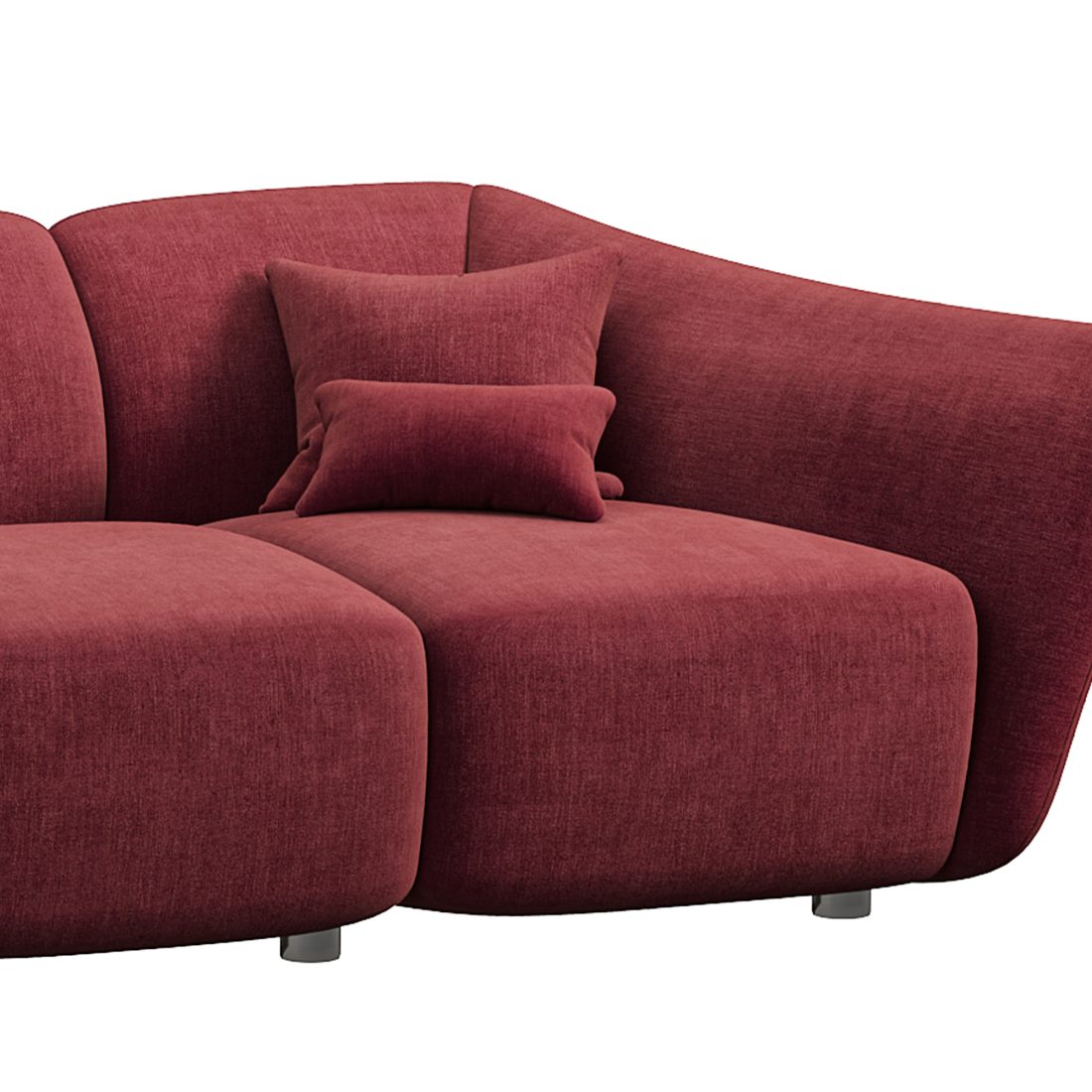 Timeless Corner Sofa By Natuzzi - 3D Model for Corona