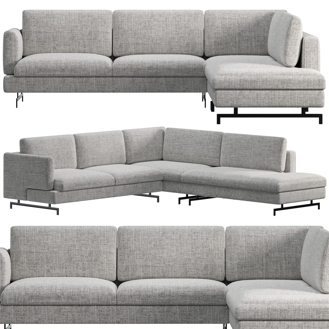Jeremy Sofa By Natuzzi Italia - 3D Model for Corona