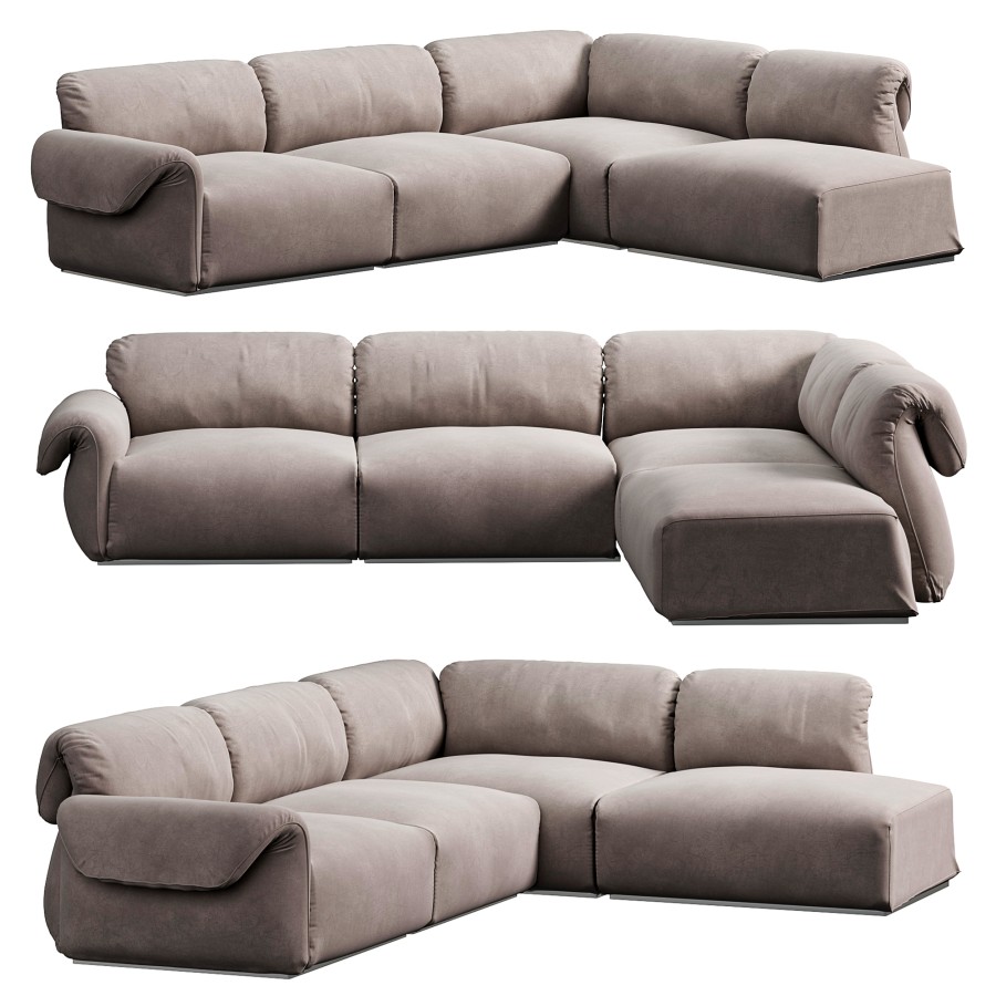 Icon Sectional Sofa By Natuzzi 3D Model for Corona | CGMood