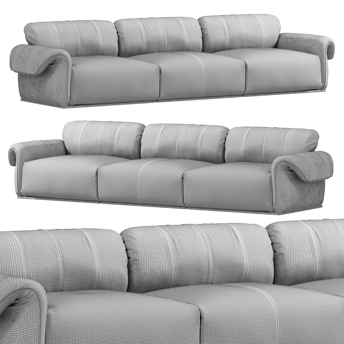 Icon Sofa By Natuzzi - 3D Model for Corona