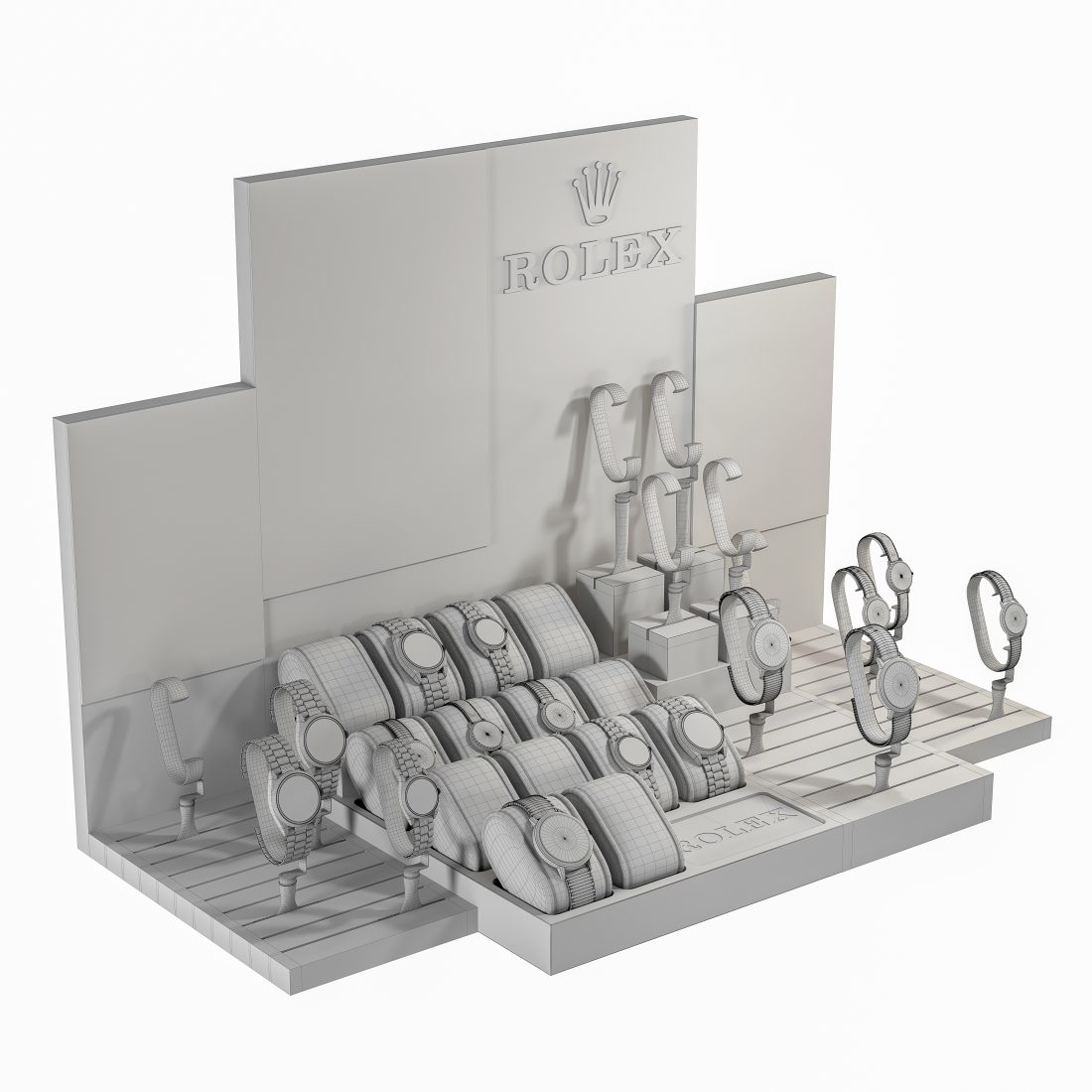 Watch Display Rolex 3D Model for VRay | CGMood