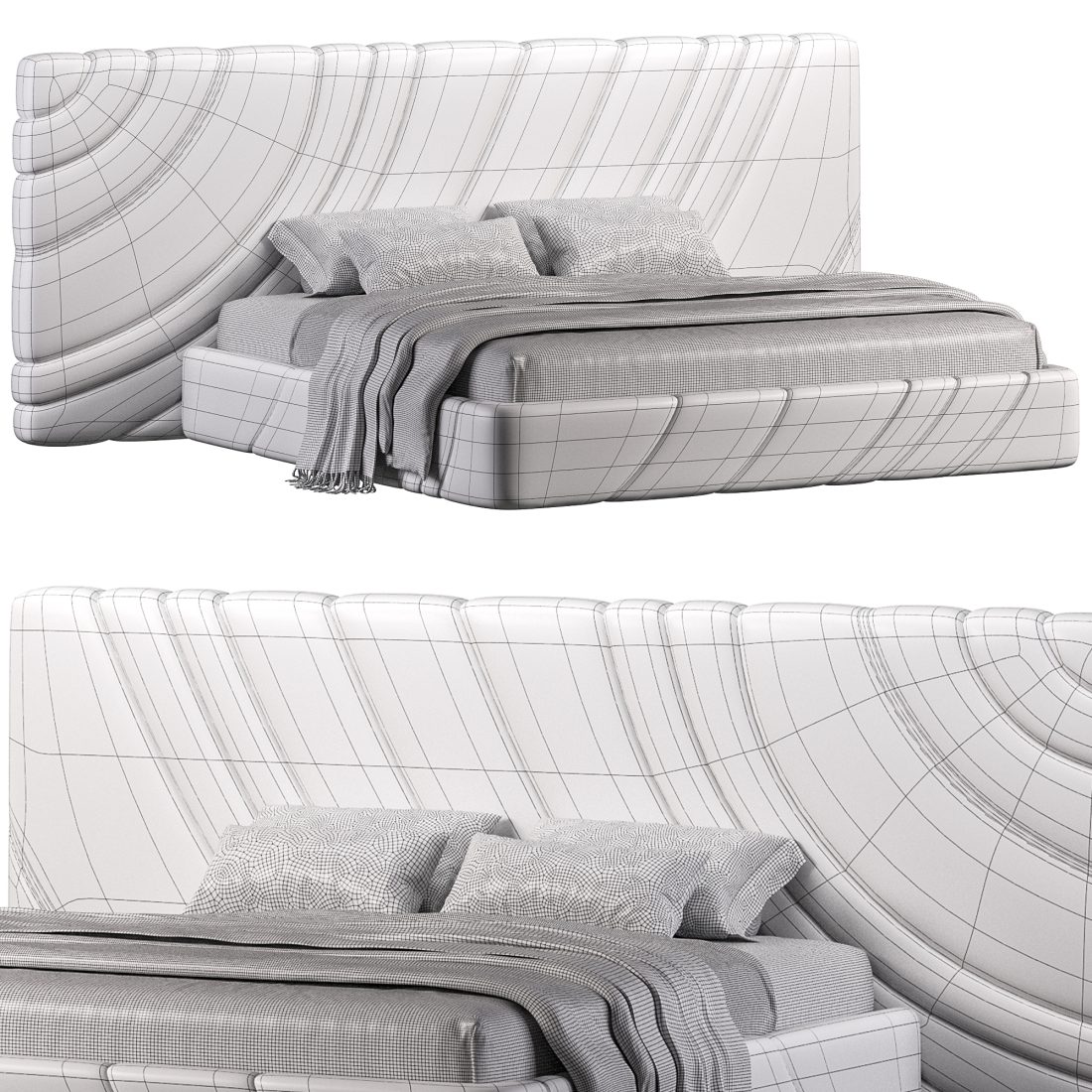 Ultrasound Bed By Visionnaire Collection 3D Model for Corona | CGMood