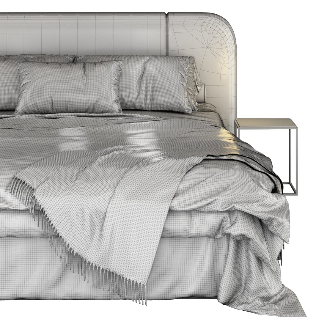Flue Olivier Bed 3D Model for VRay, Corona | CGMood