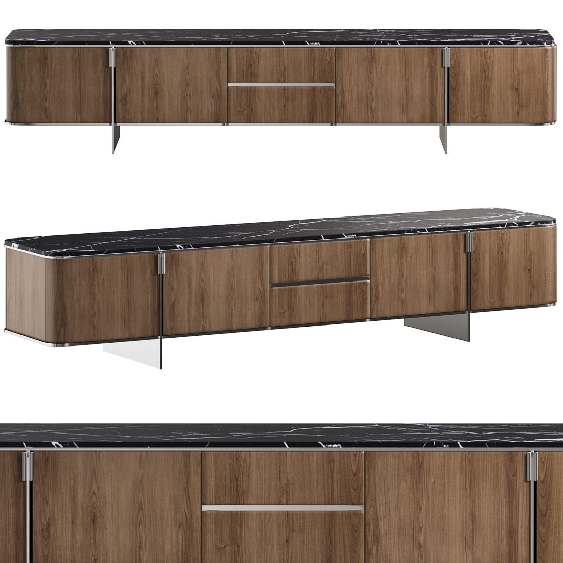 Dean Tv Cabinet By Laskasas Collection - 3D Model for Corona