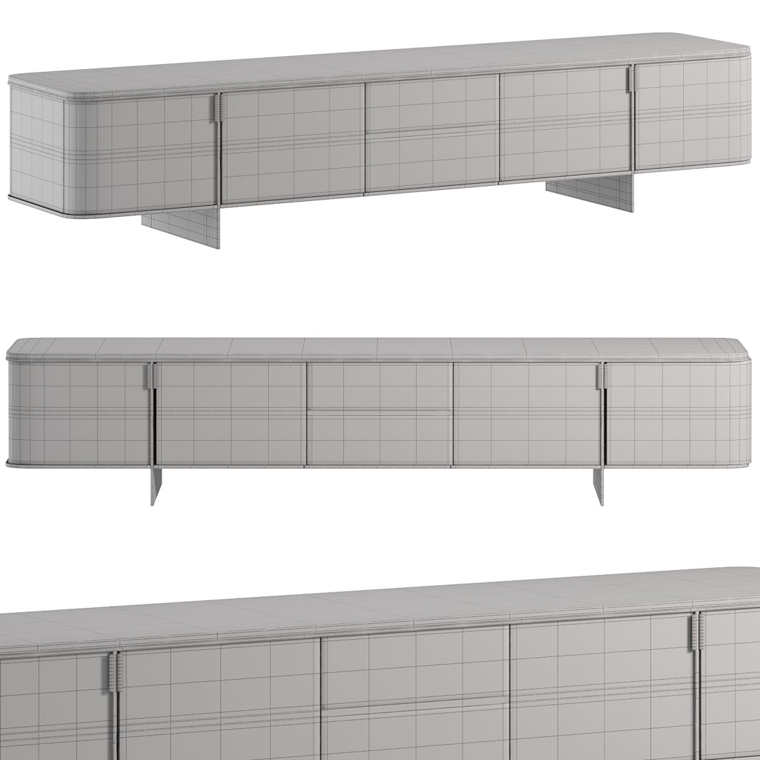 Dean Tv Cabinet By Laskasas Collection - 3D Model for Corona