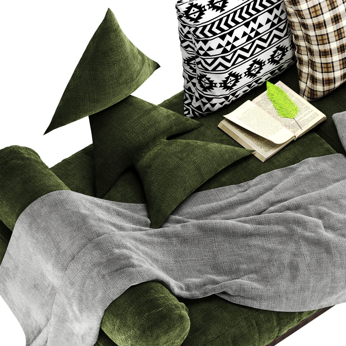 Window Seat - 3D Model for Corona