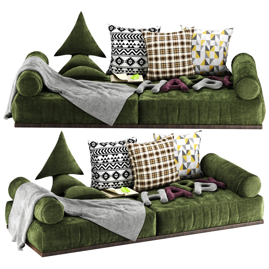 Window Seat - 3D Model for Corona