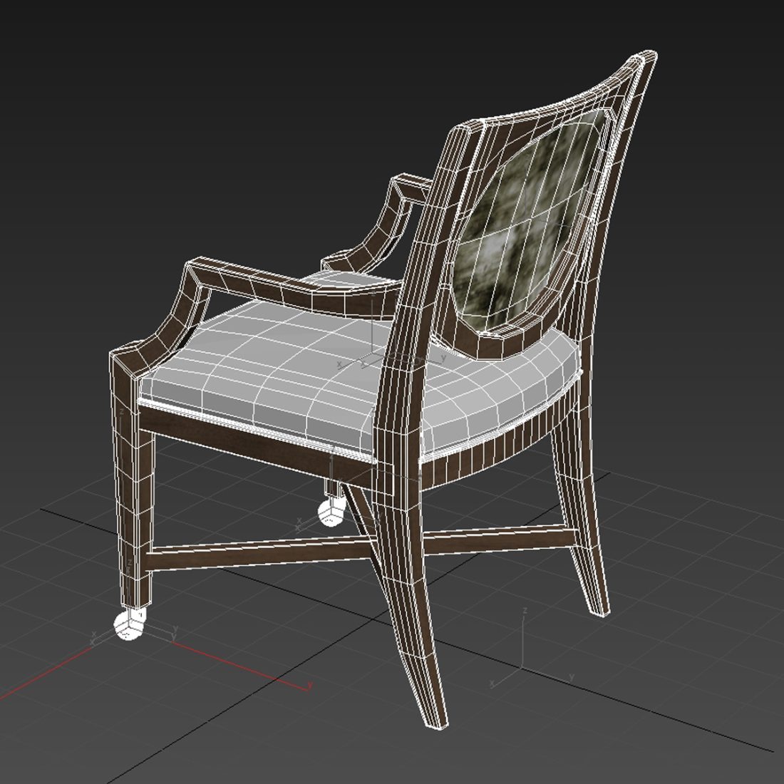 Fairfield Rocco Arm Chair 3D Model for Corona | CGMood