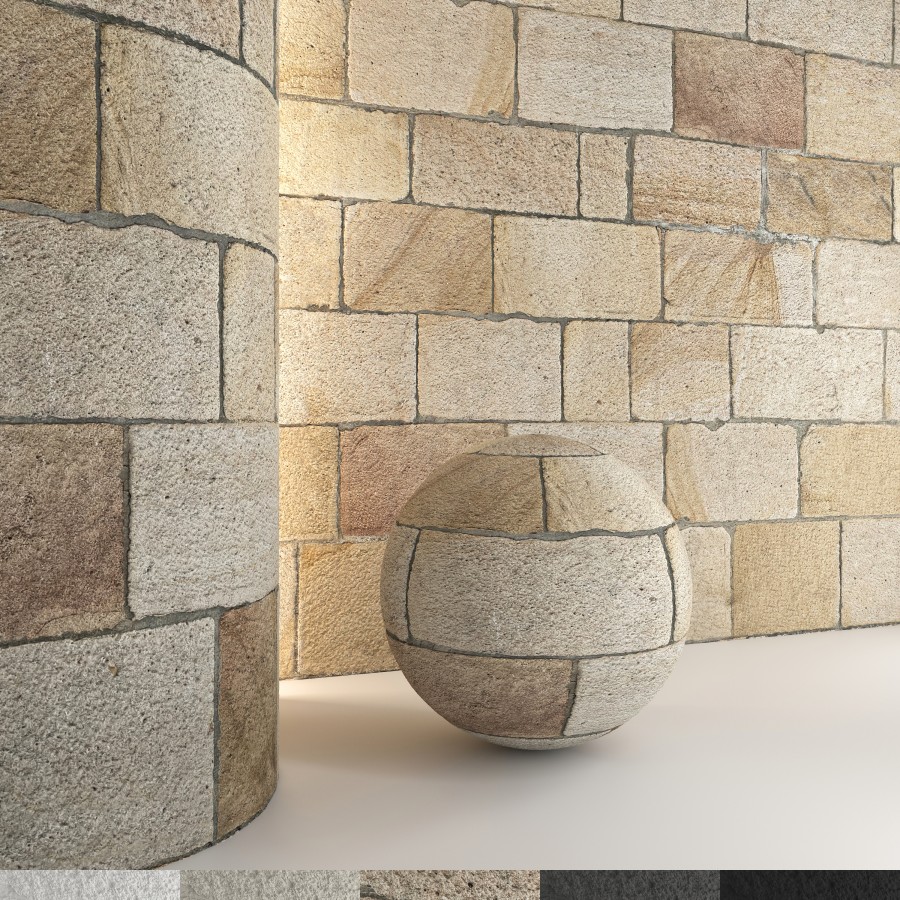 Stone Wall 26 Texture / PBR Material | CGMood