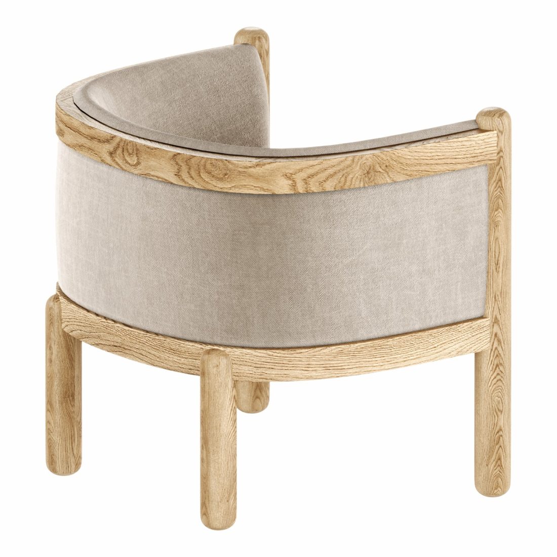Crosby Lounge Chair - 3D Model for Corona