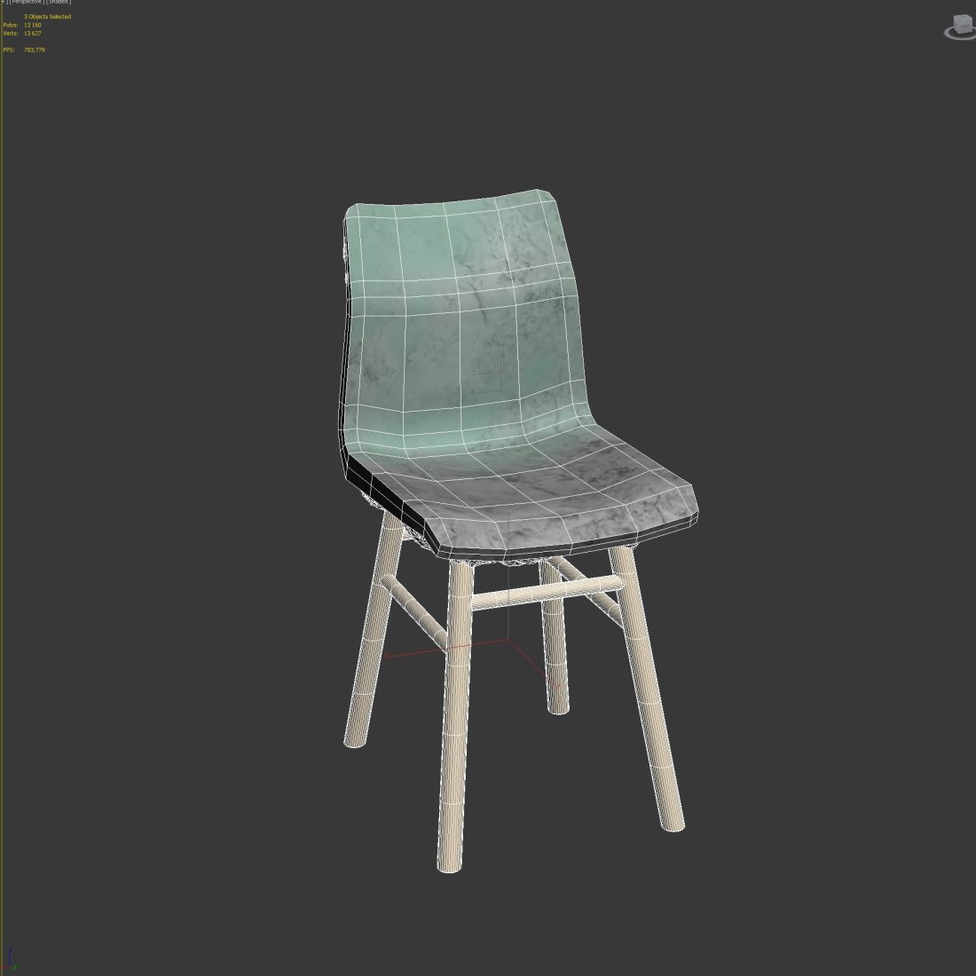 Well Proven Chair - 3D Model for VRay
