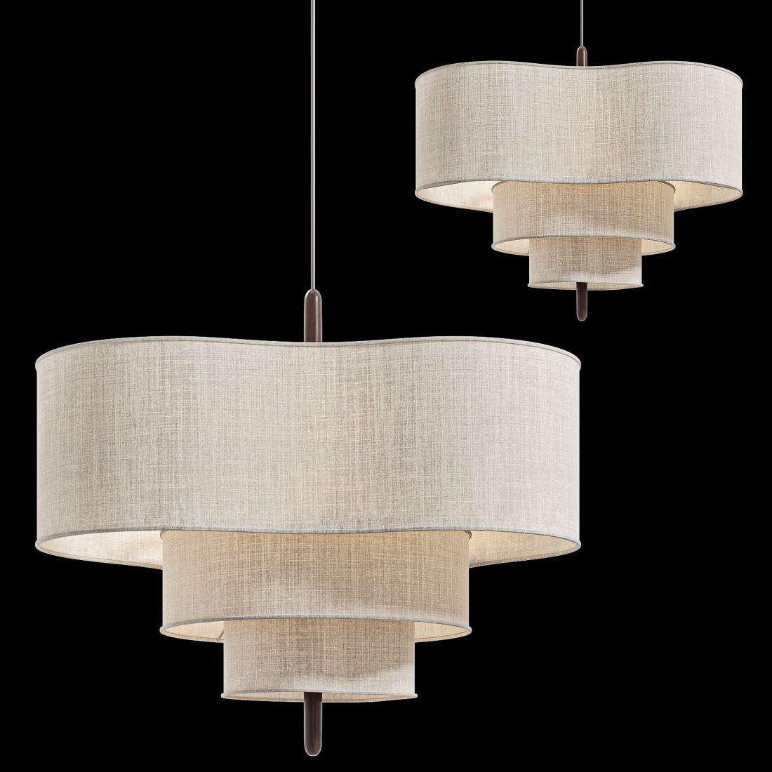 Pebble Pendant Light 3D Model for Corona | CGMood