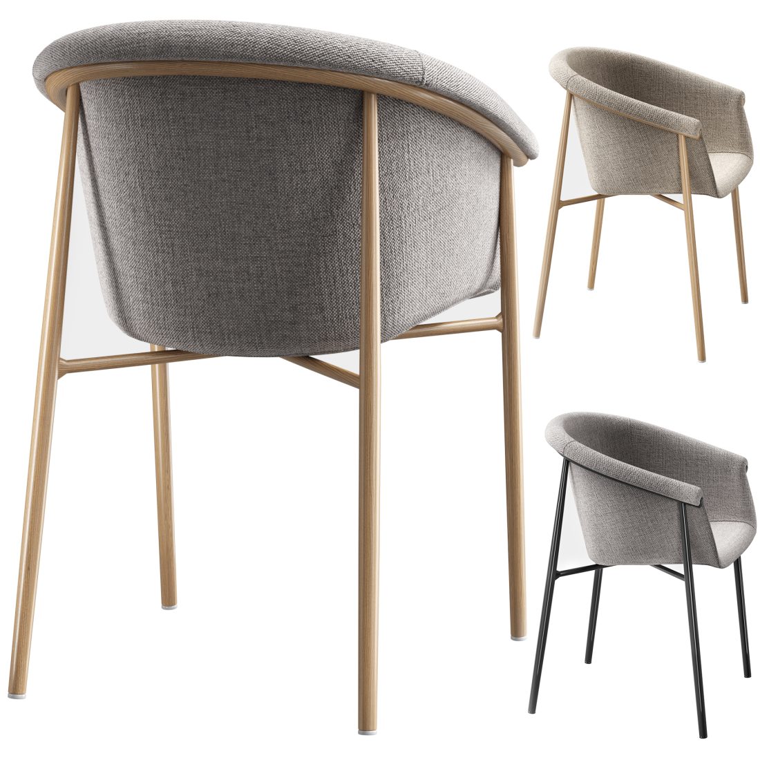 Nikson Chair From Divan.ru - 3D Model for VRay, Corona