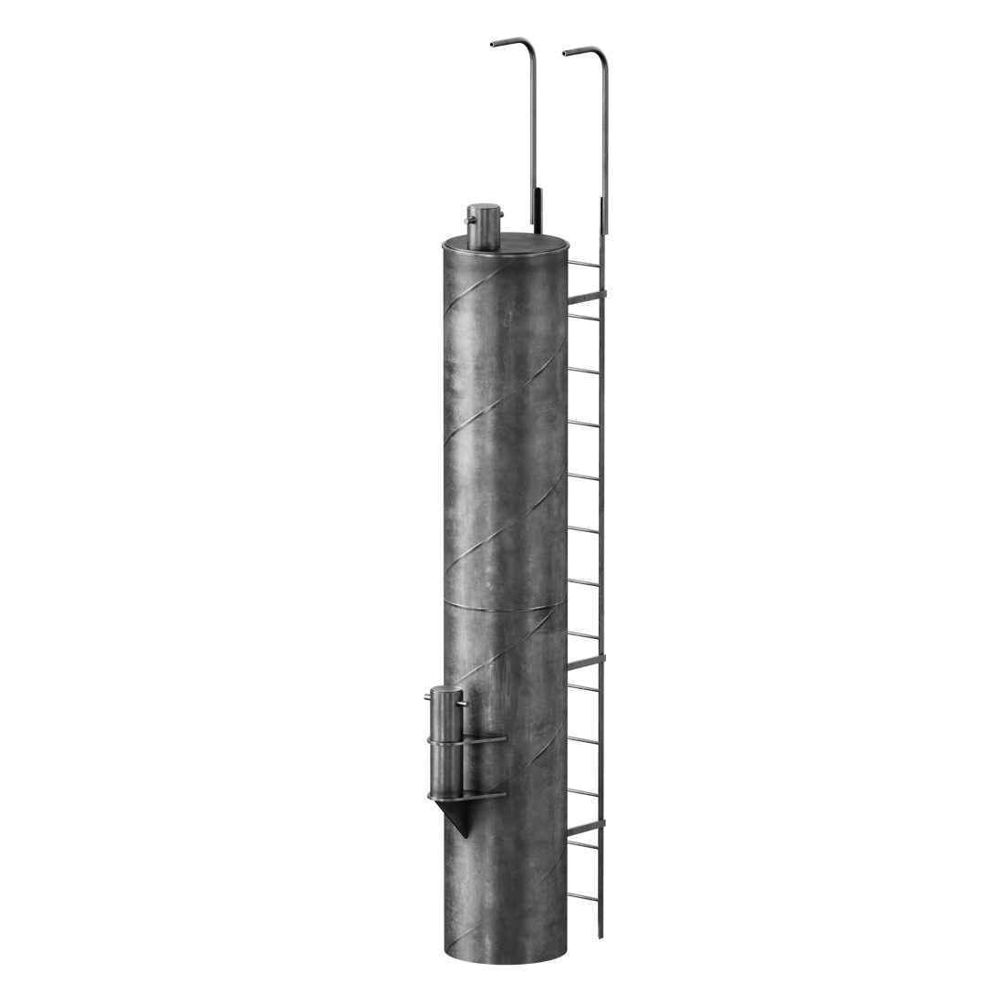Metal Construction - Pipe Tower Scaffold Ladder - 3D Model for FStorm ...
