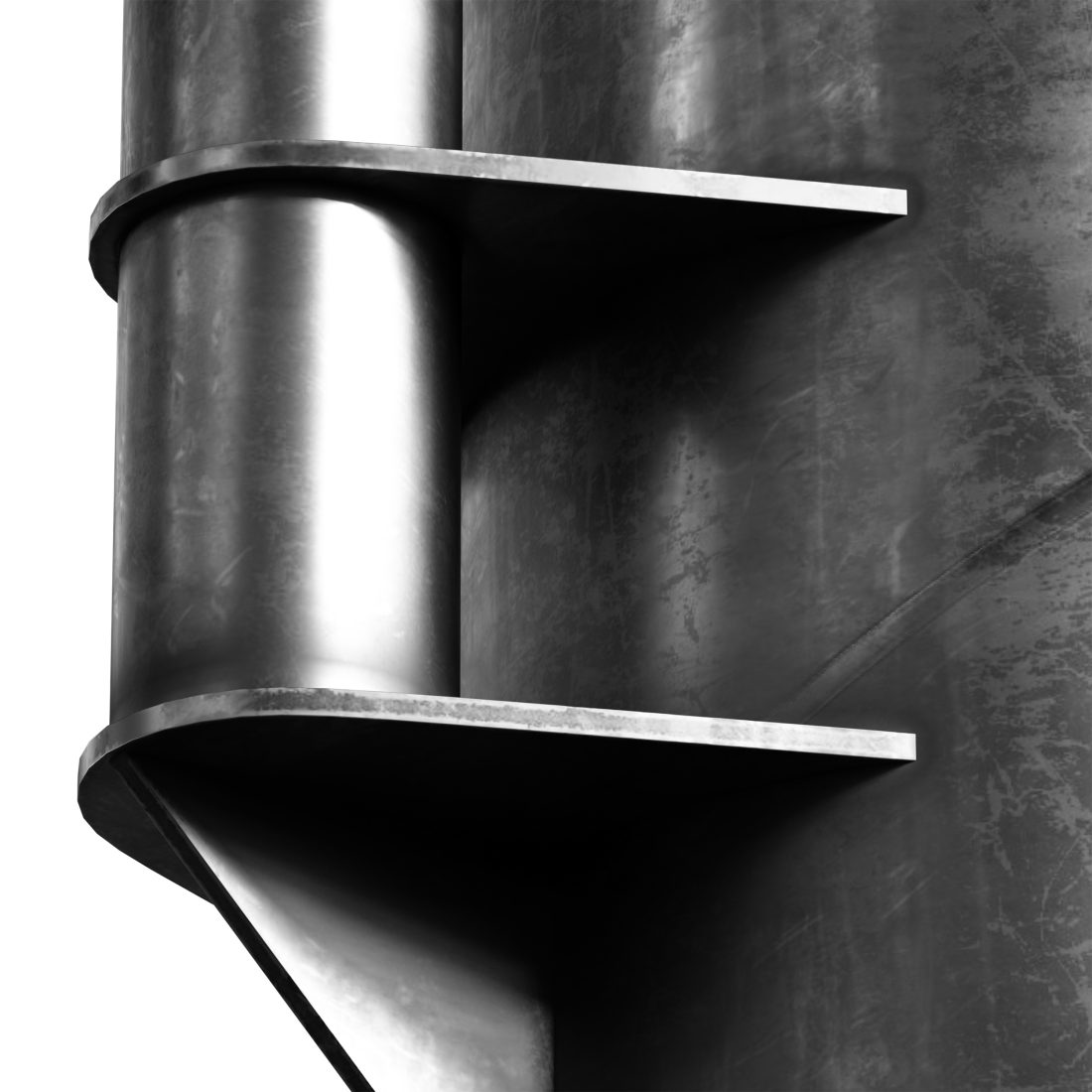 Metal Construction - Pipe Tower Scaffold Ladder - 3D Model for FStorm ...