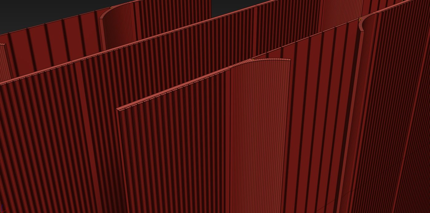 Decorative V8 Wall Panels 3D Model for VRay | CGMood