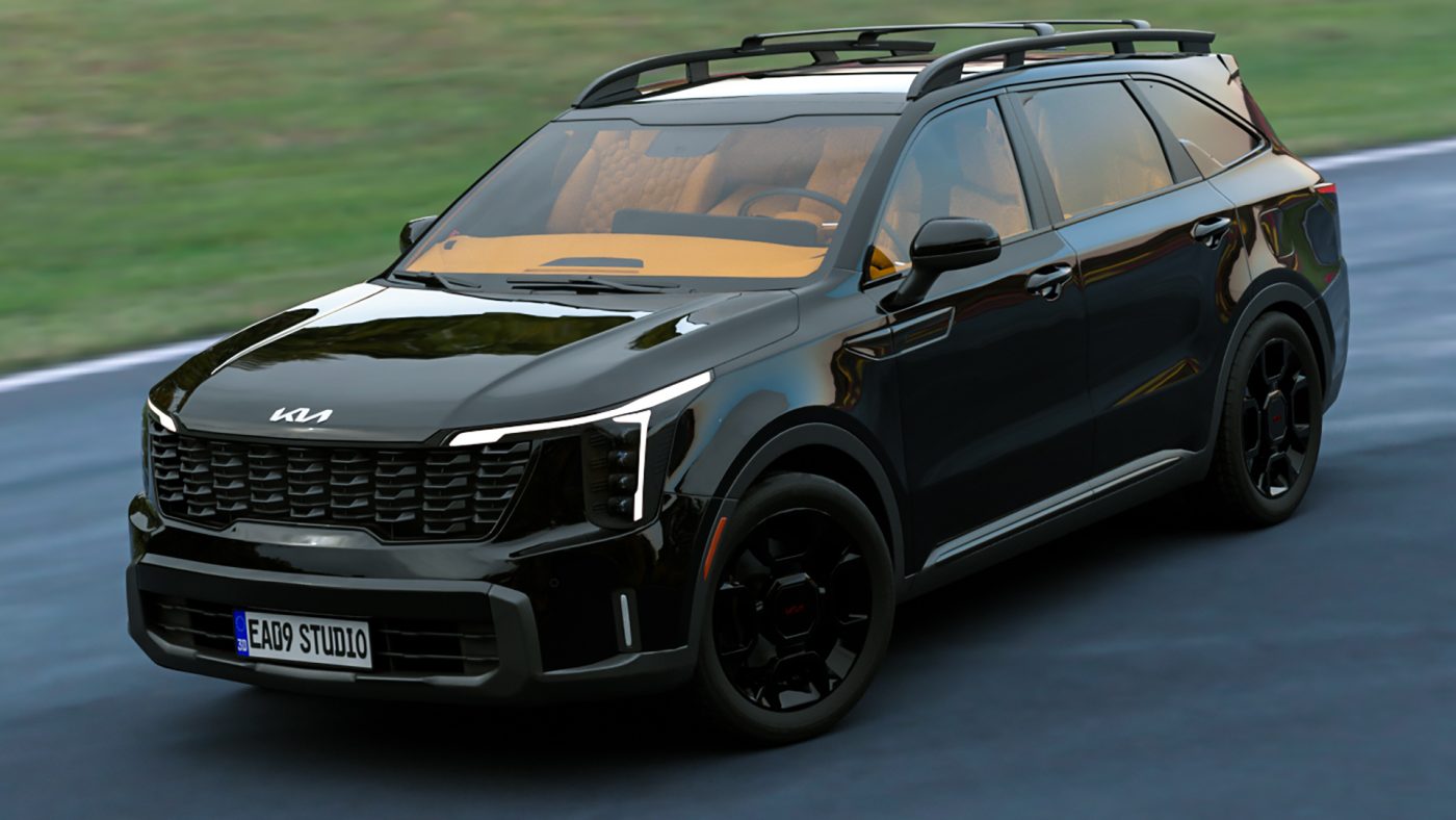 2025 Kia Sorento Sx 3D Model | CGMood