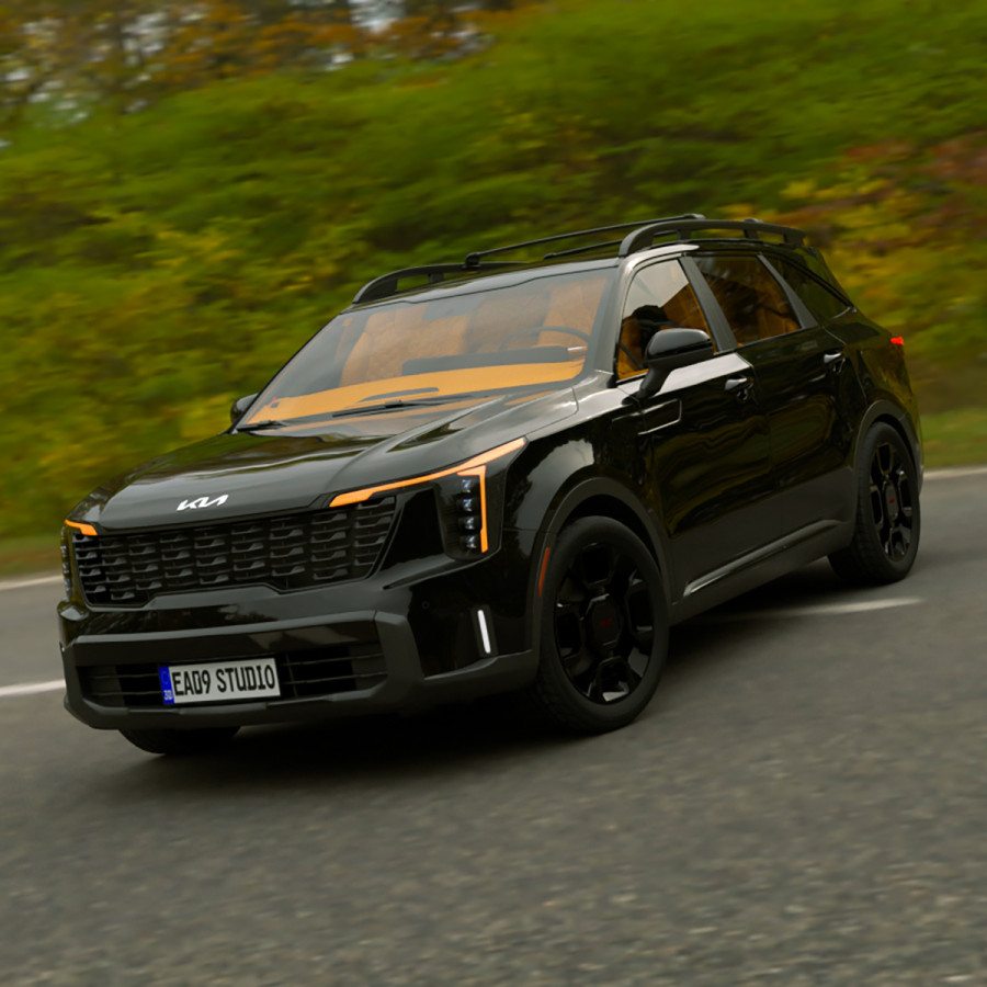2025 Kia Sorento Sx 3D Model | CGMood