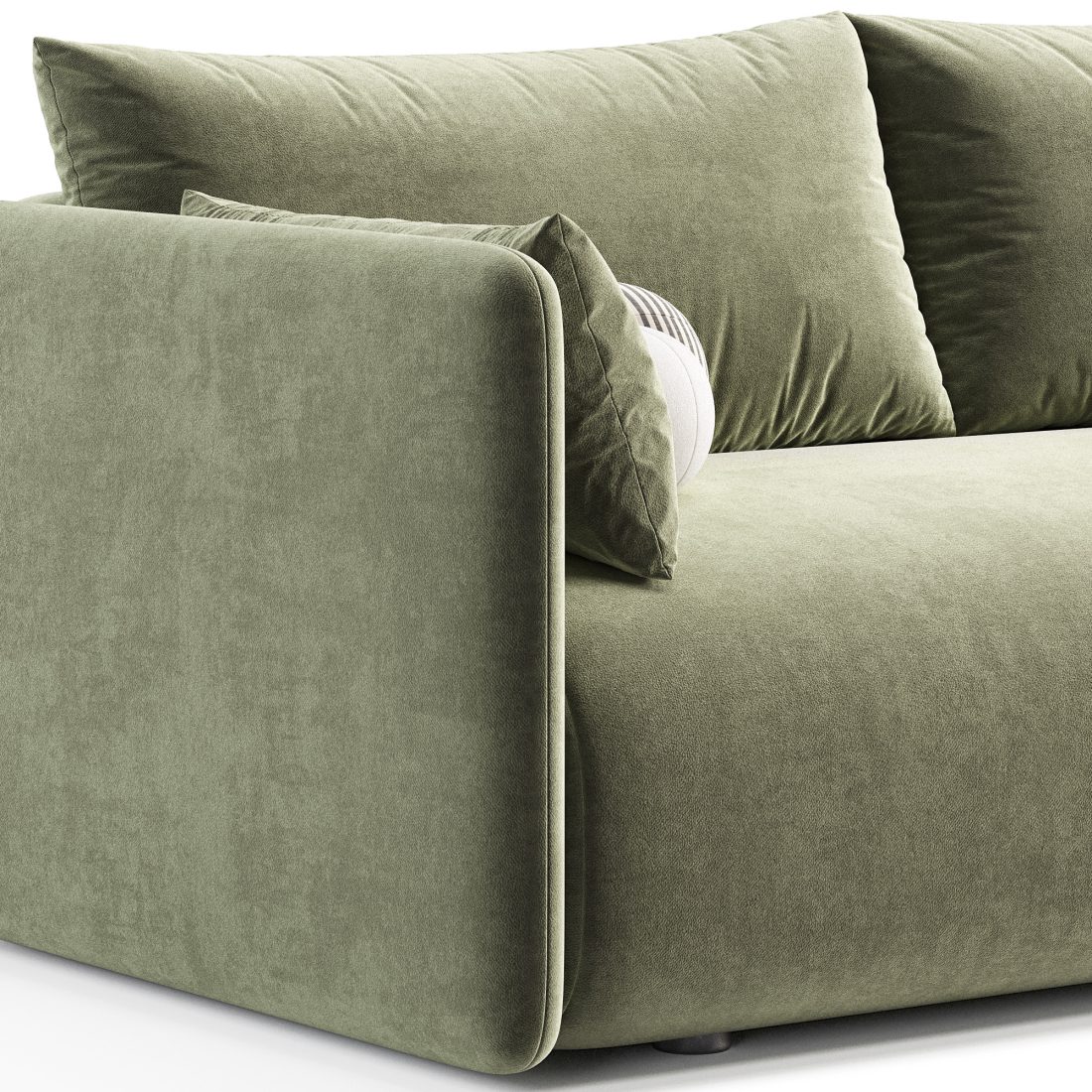Offset 2-seater Sofa 3D Model for Corona | CGMood