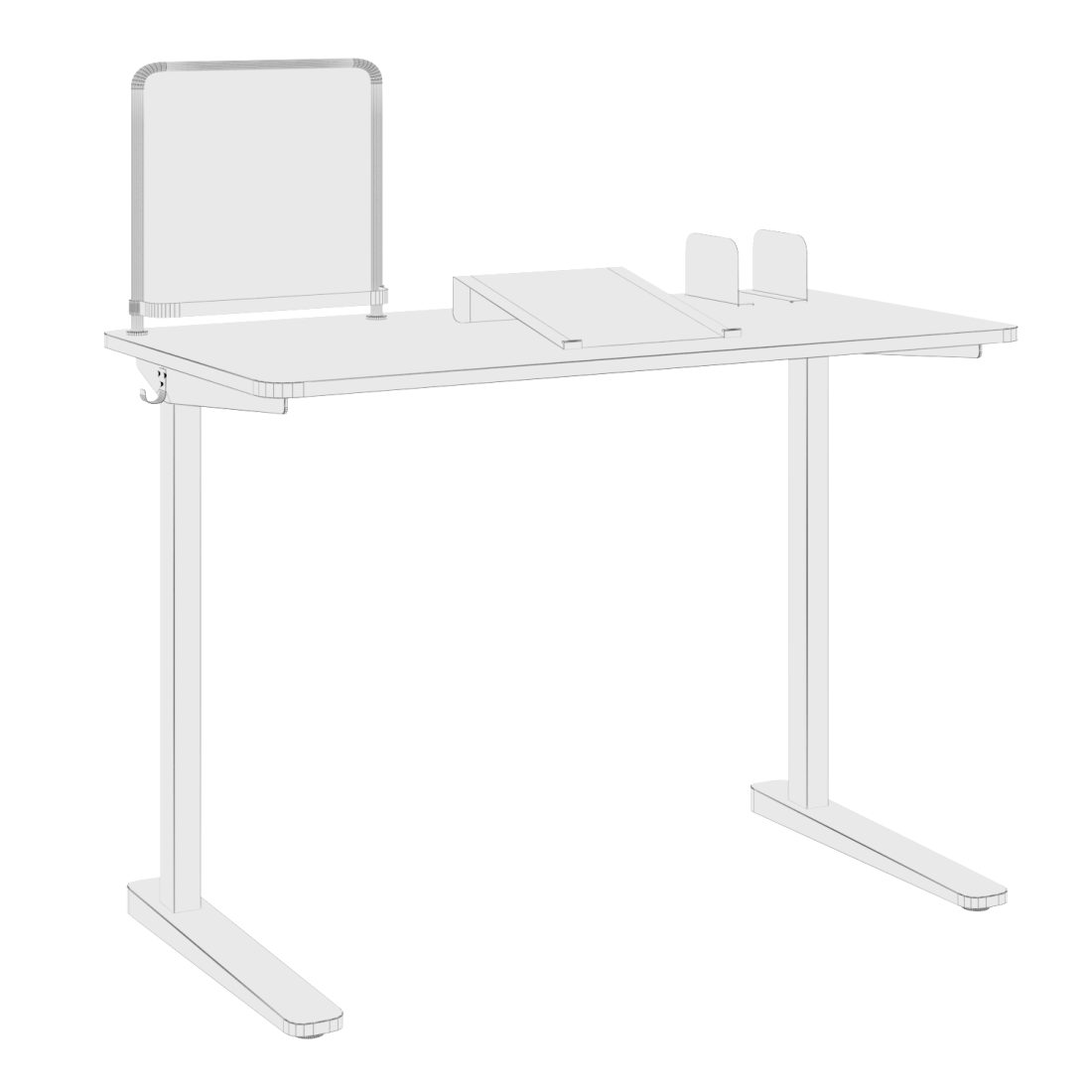Ikea Relatera Study Desk - 3D Model for Corona