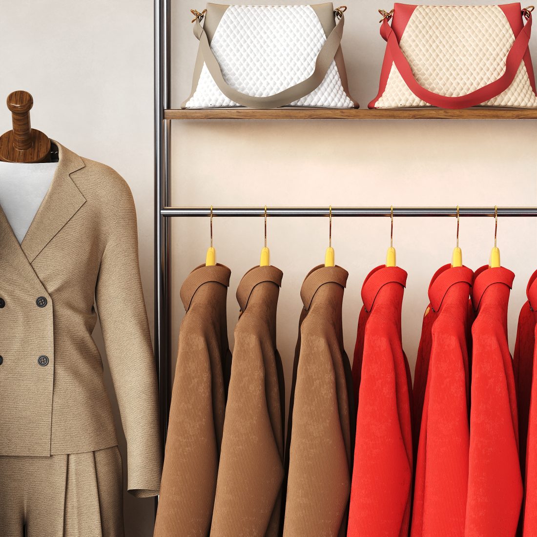 Clothing Store And Showroom 3D Model for VRay, Corona | CGMood