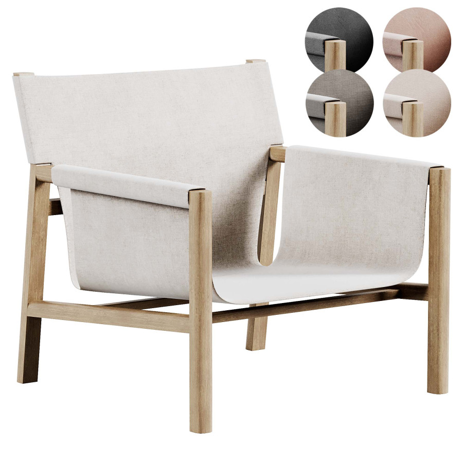 Pablo Armchair - 3D Model for Corona