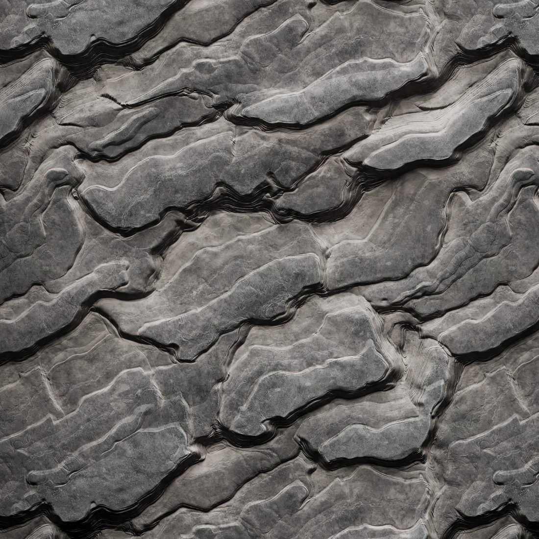 H105 Rock Cliff | PBR | 4K | Seamless - 3D Model for VRay, Corona