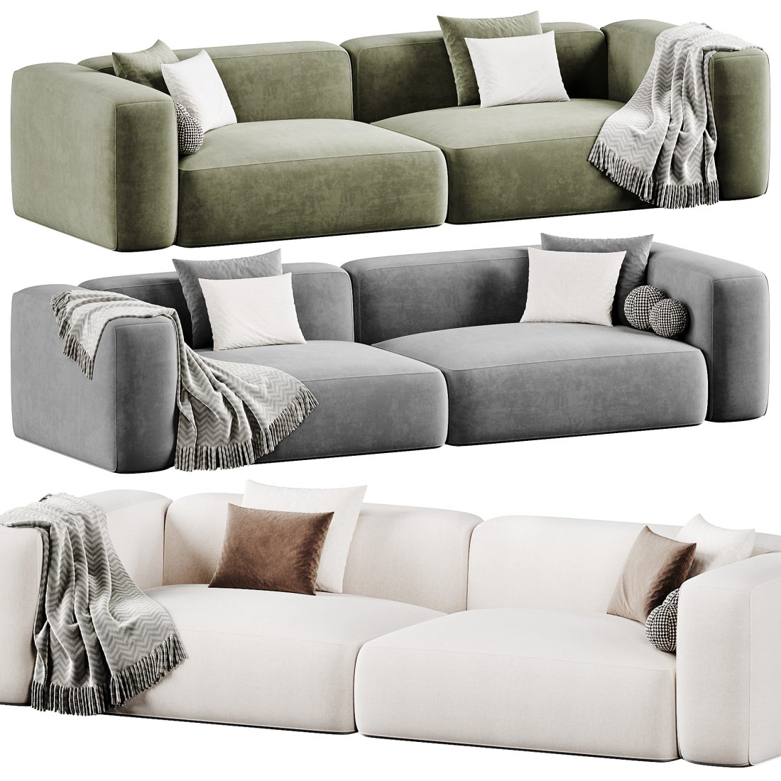 Plus Sofa 3D Model for Corona | CGMood