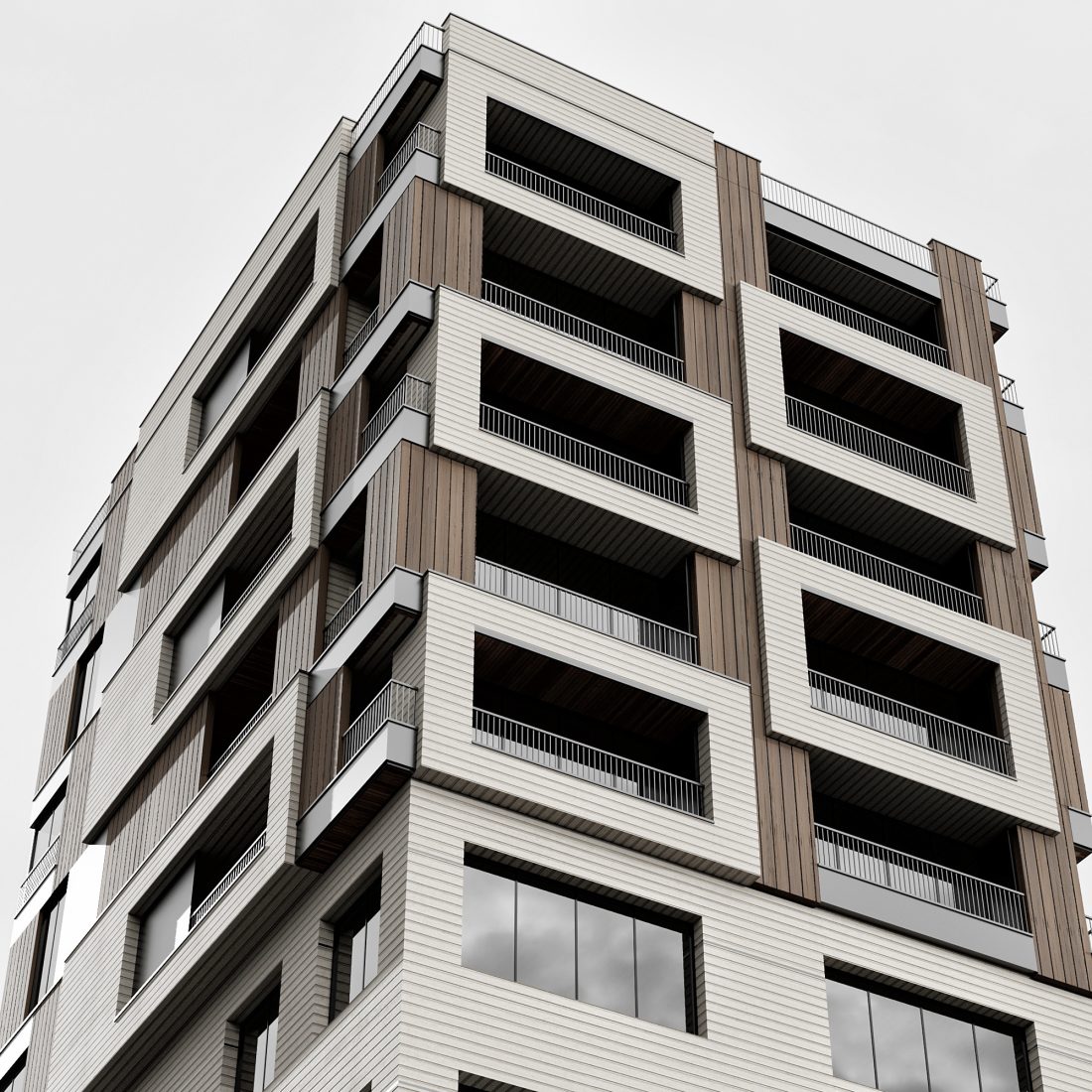Residential Building No112 3D Model for VRay, Corona | CGMood