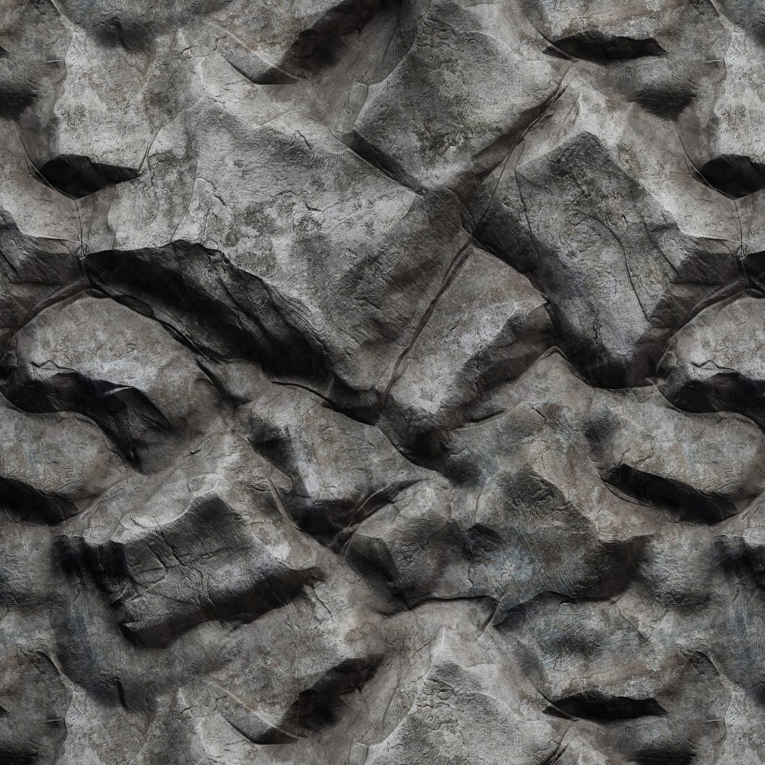 H108 Rock Cliff | PBR | 4K | Seamless | +SBSAR - 3D Model for VRay, Corona