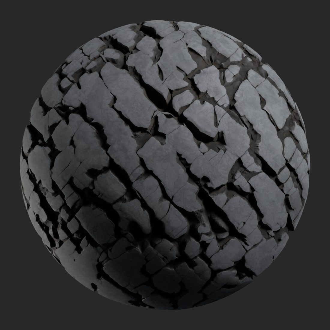 H109 Rock Cliff | PBR | 4K | Seamless | +SBSAR - 3D Model for VRay, Corona