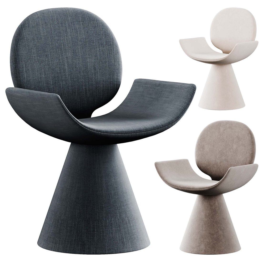 2. Youpi Chair By Bonaldo - 3D Model for Corona