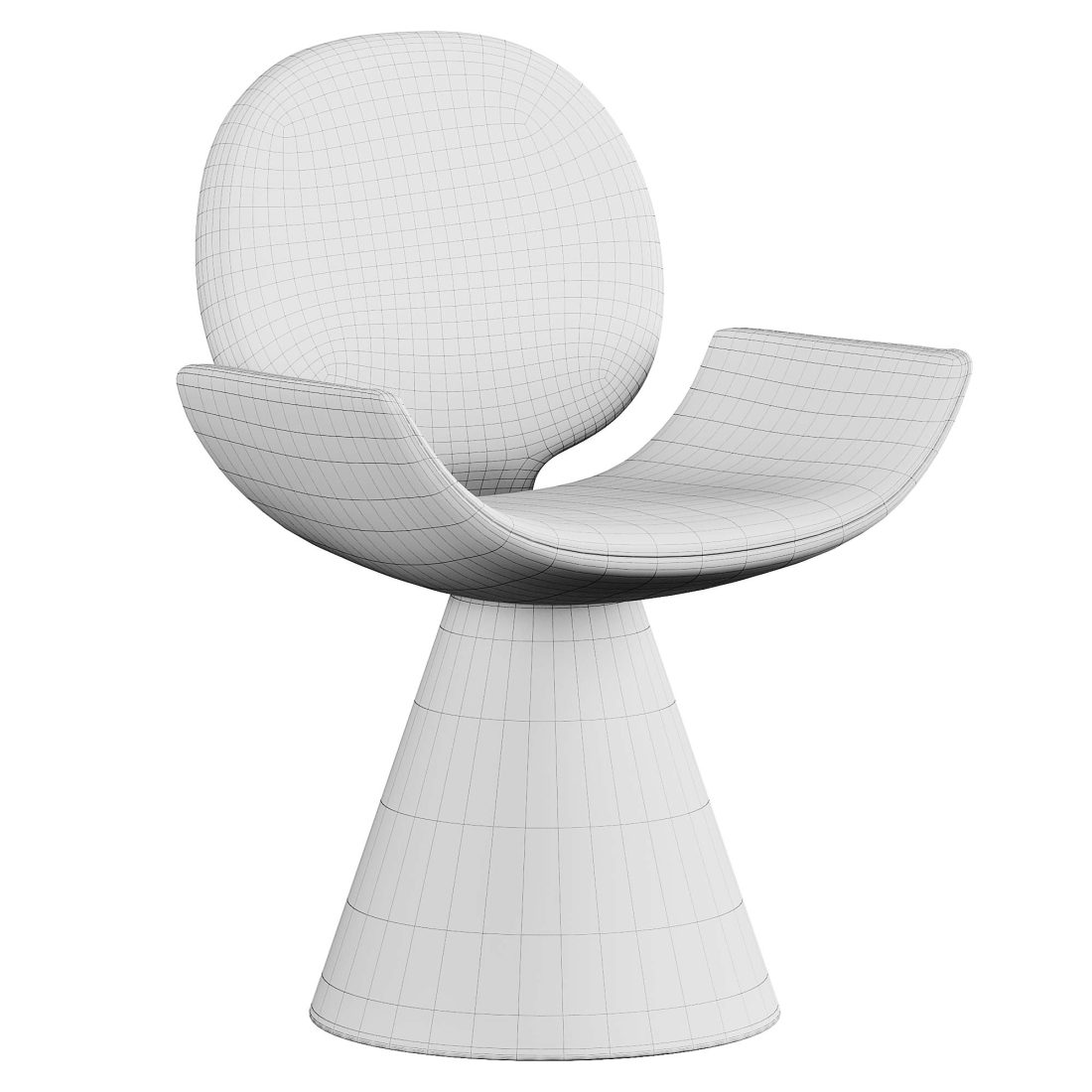 2. Youpi Chair By Bonaldo - 3D Model for Corona