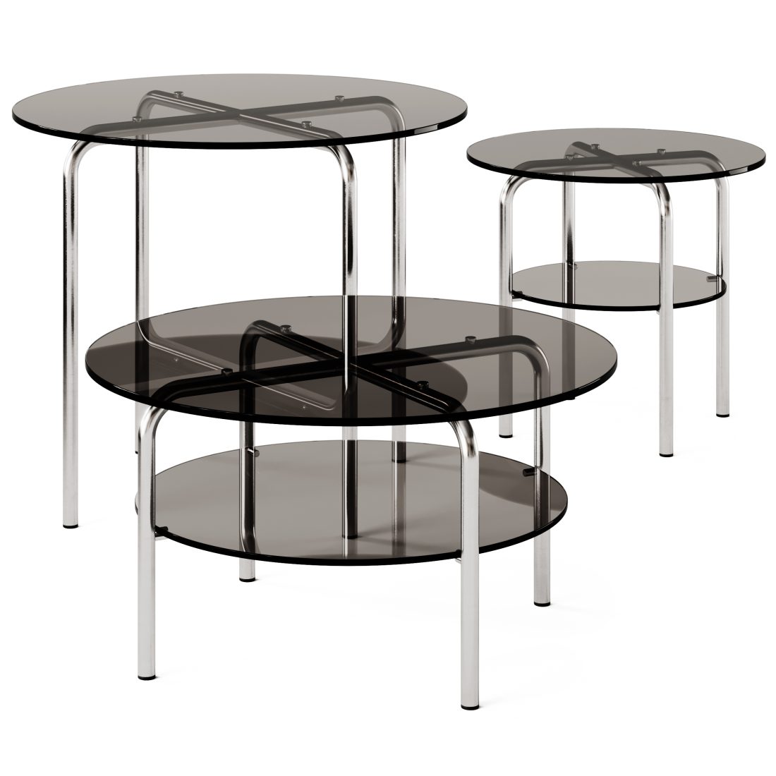 Thonet Mr 515 516 517 Coffee Table 3D Model for Corona | CGMood