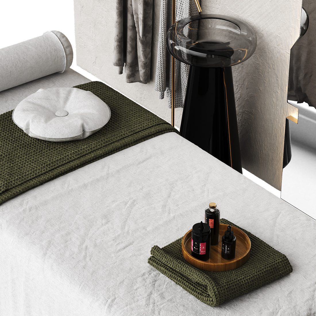 Modern Spa - 3D Model for VRay, Corona