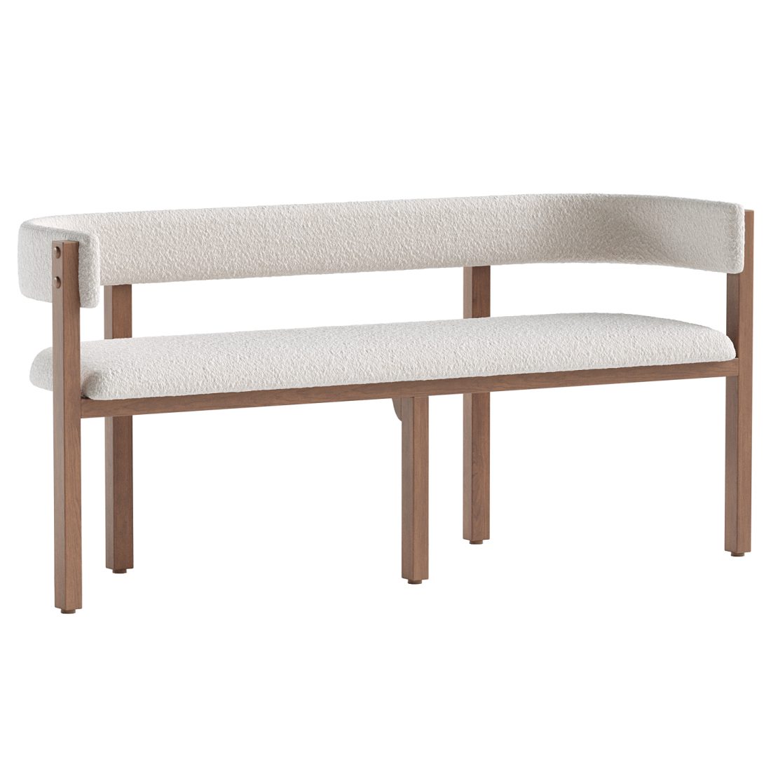 Raleigh Dining Bench - 3D Model for Corona