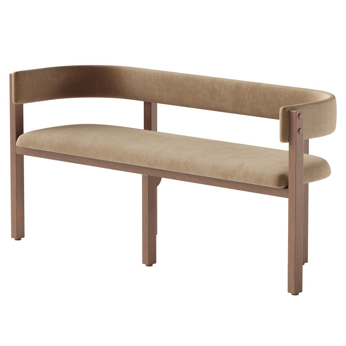 Raleigh Dining Bench - 3D Model for Corona