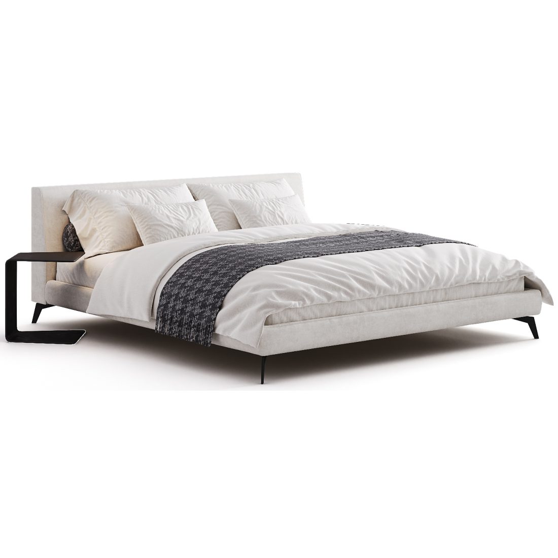 Meridiani Louis Up Bed - 3D Model for Corona
