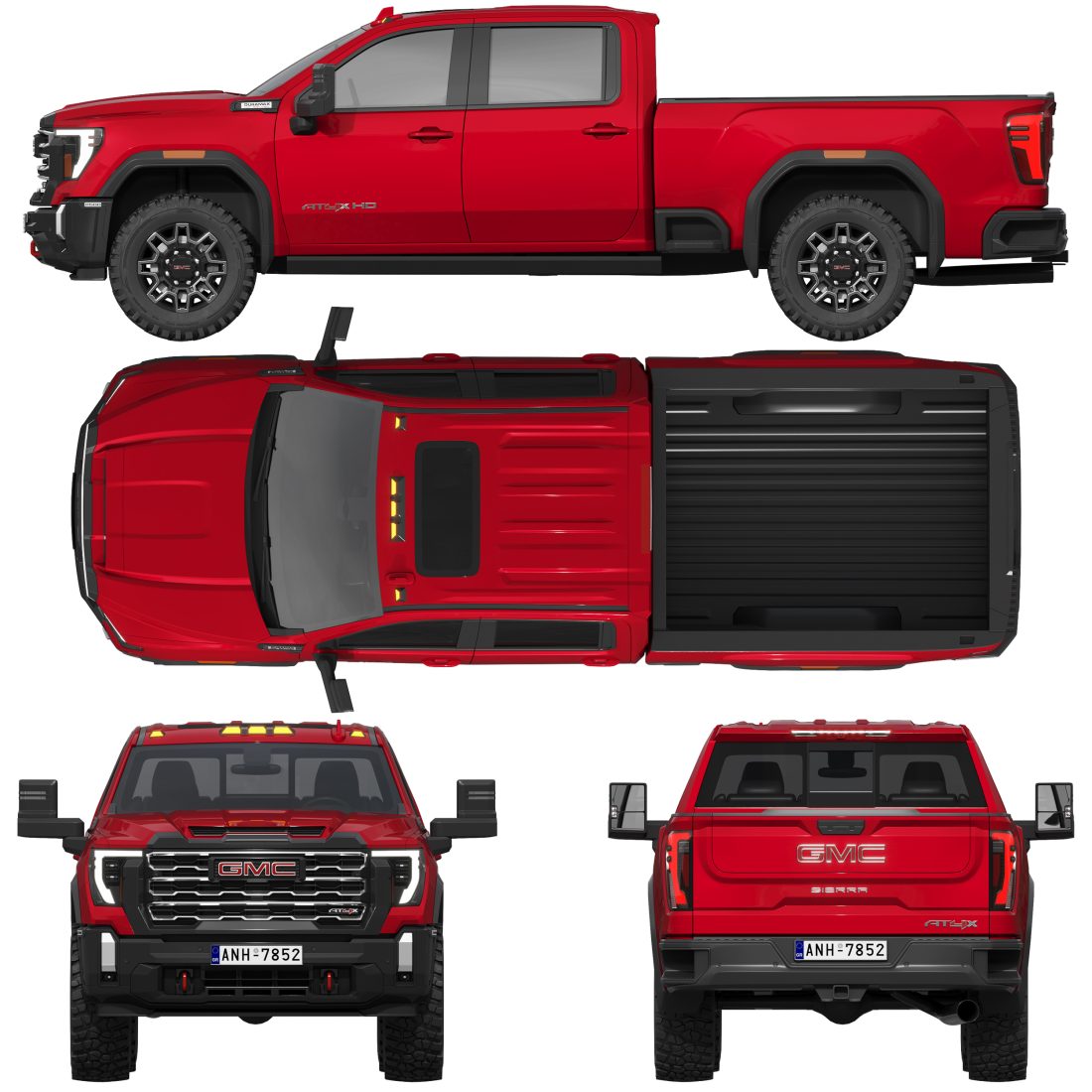 Gmc Truck 3d Model Free