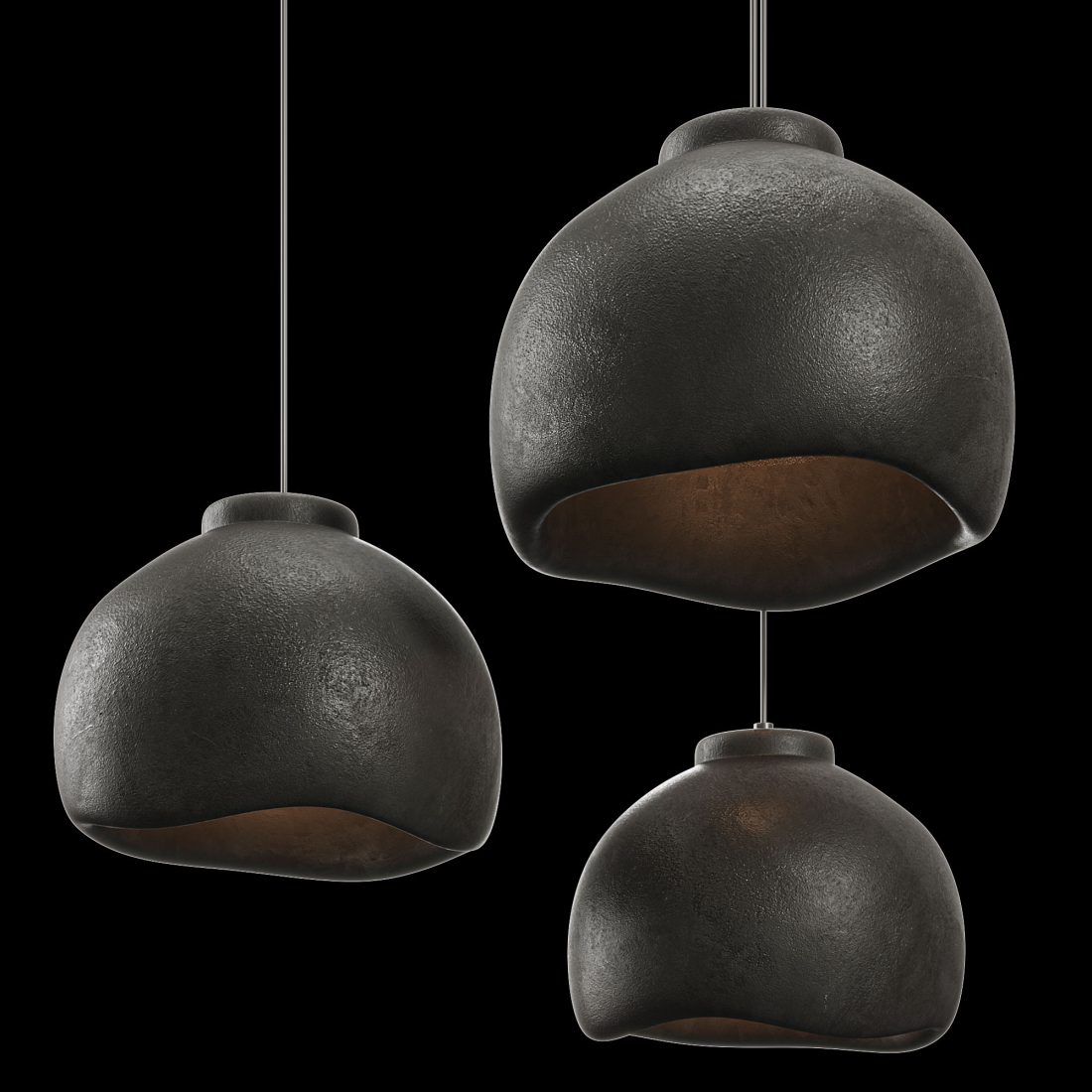 Modern Resin Bells Pendant Light 3D Model for Corona | CGMood