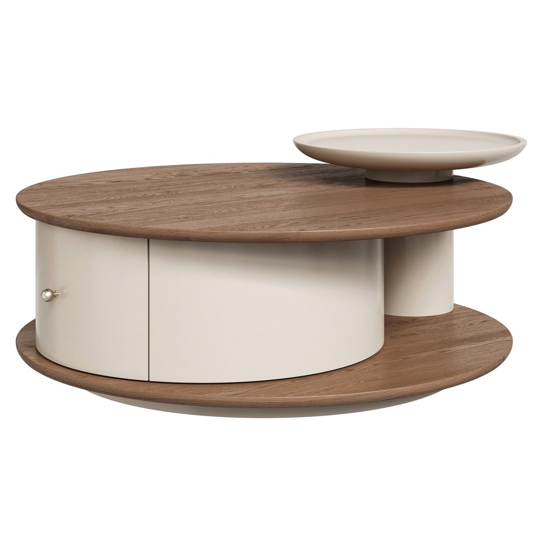 Japandi Rotating Coffee Table 3D Model for VRay, Corona | CGMood