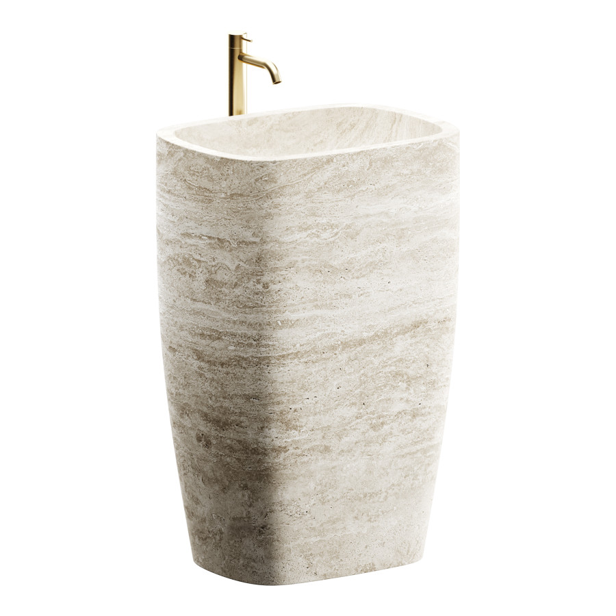 Nic Milk Stone | Sink - 3D Model for Corona