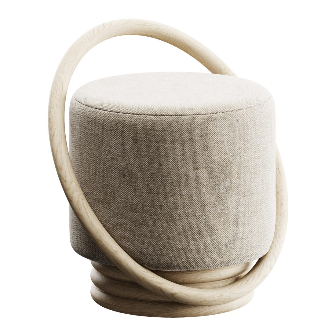 Porada Smile | Pouf - 3D Model for Corona