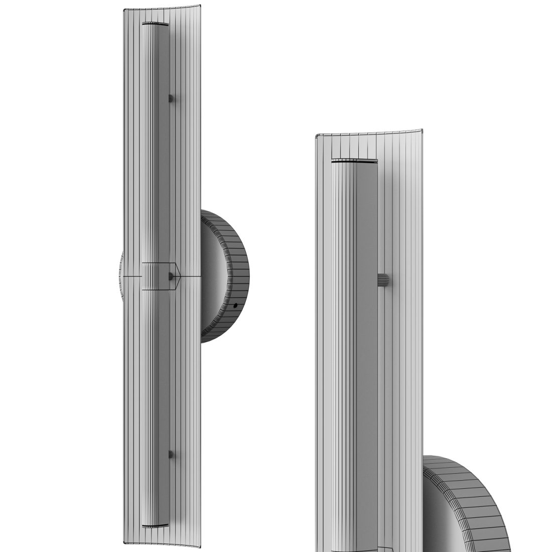 Perforated Led Sconce West Elm 3D Model for Corona | CGMood