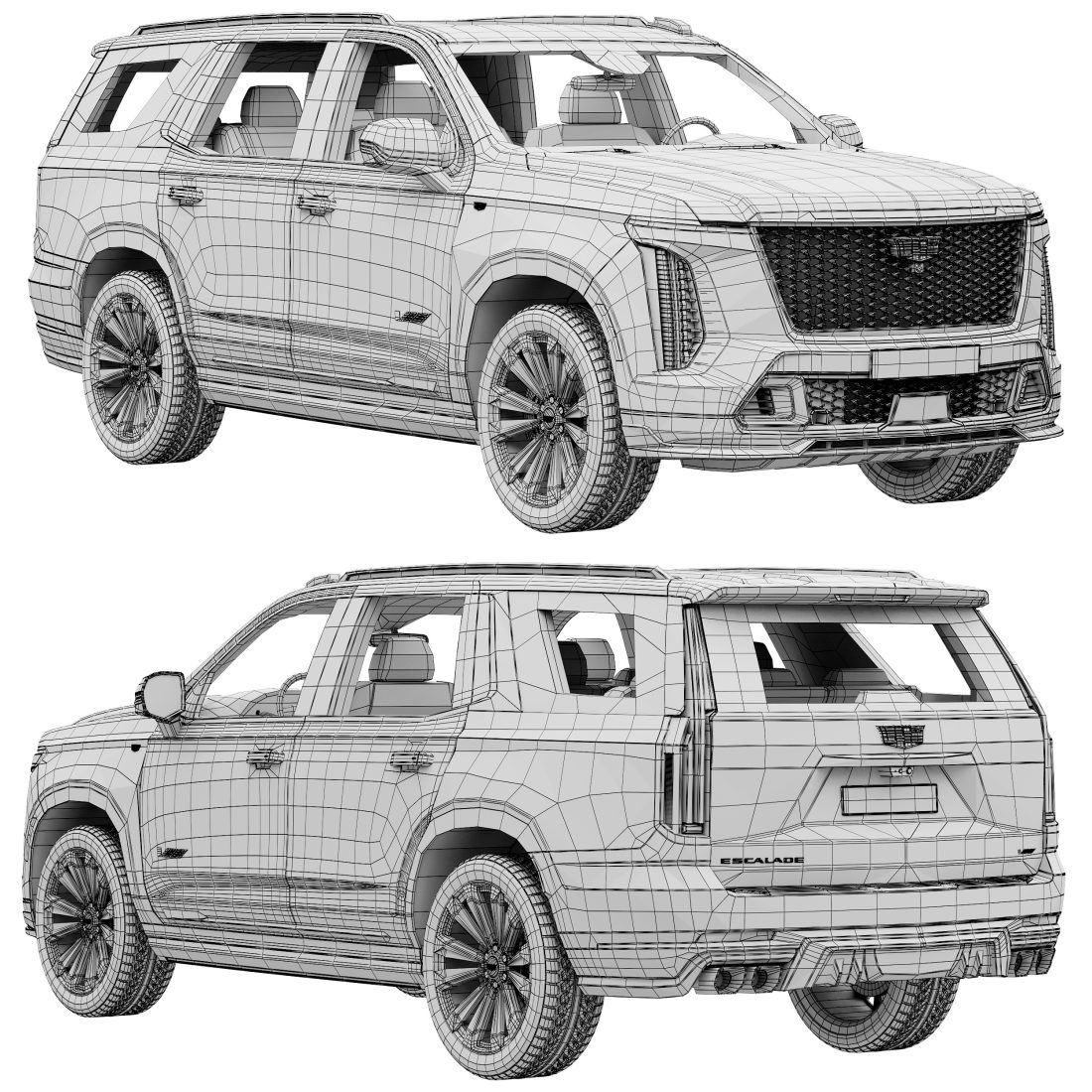 Cadillac Escalade V 2025 3D Model for Corona | CGMood