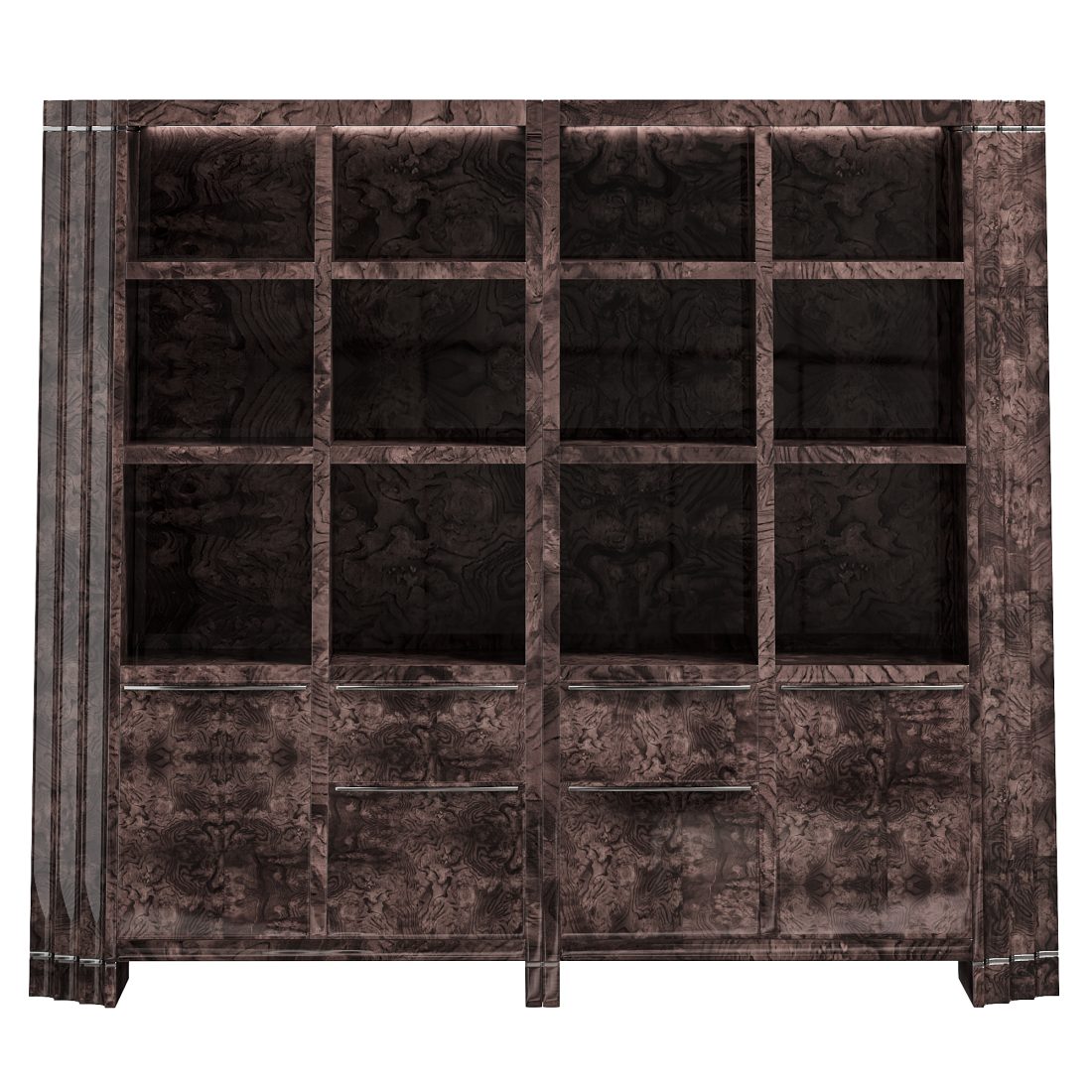 Two Piece Bookcase Shkaf By Giorgiocollection - 3D Model for Corona