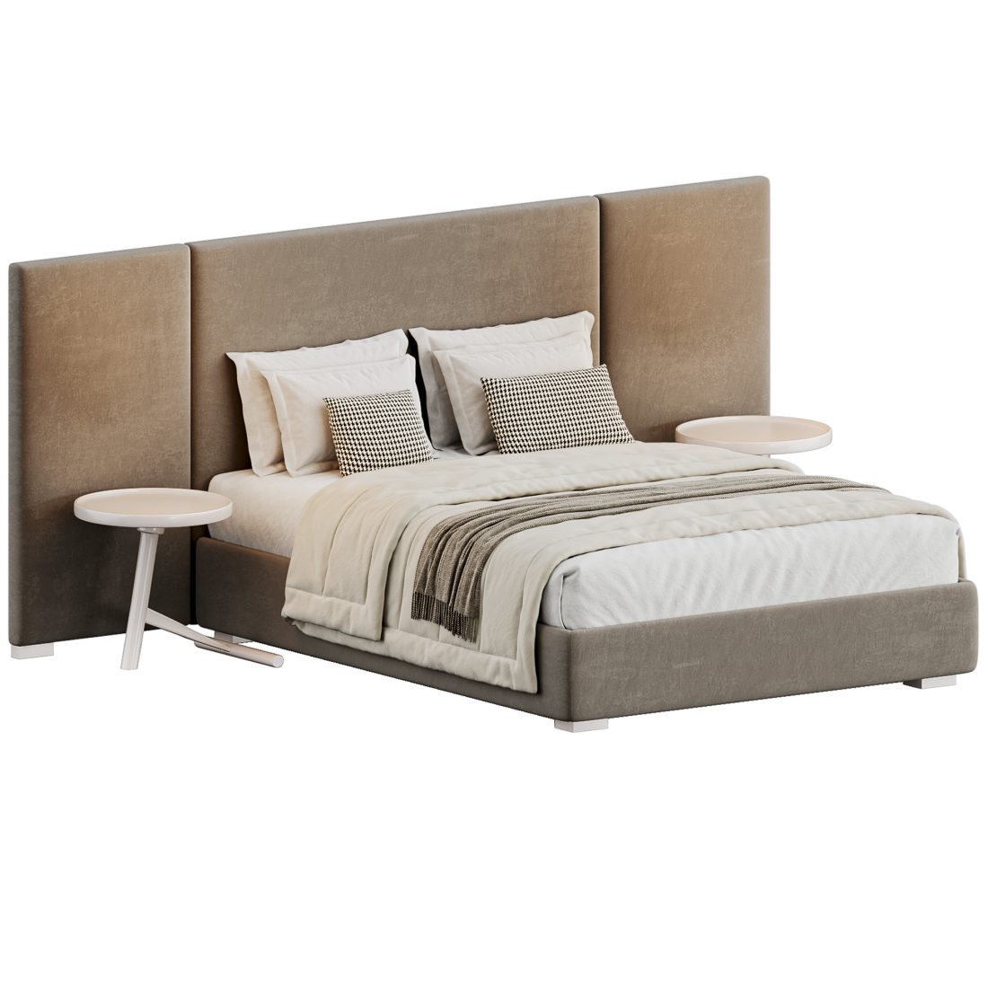 Extended Momo Bed 3D Model for VRay, Corona | CGMood