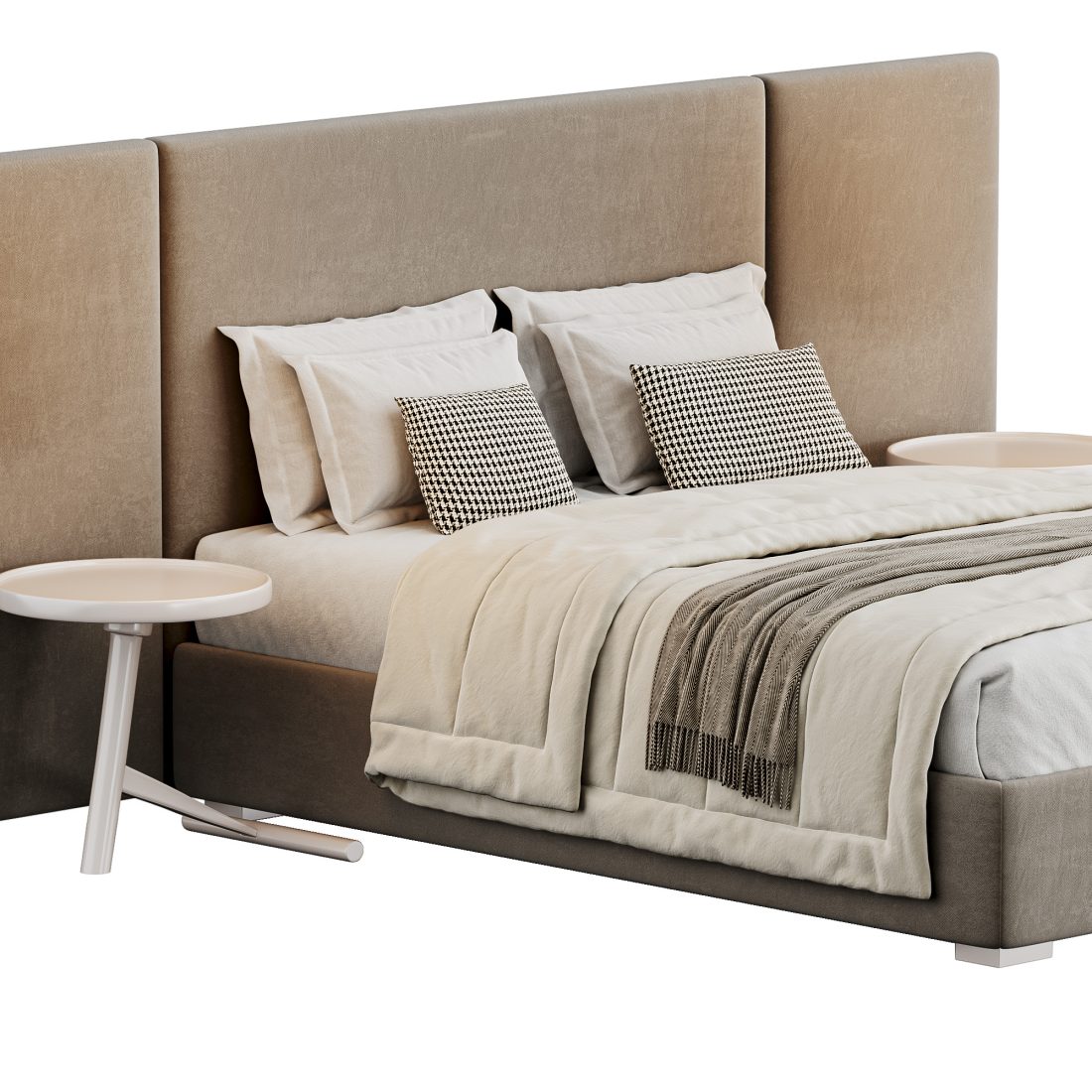 Extended Momo Bed 3D Model for VRay, Corona | CGMood