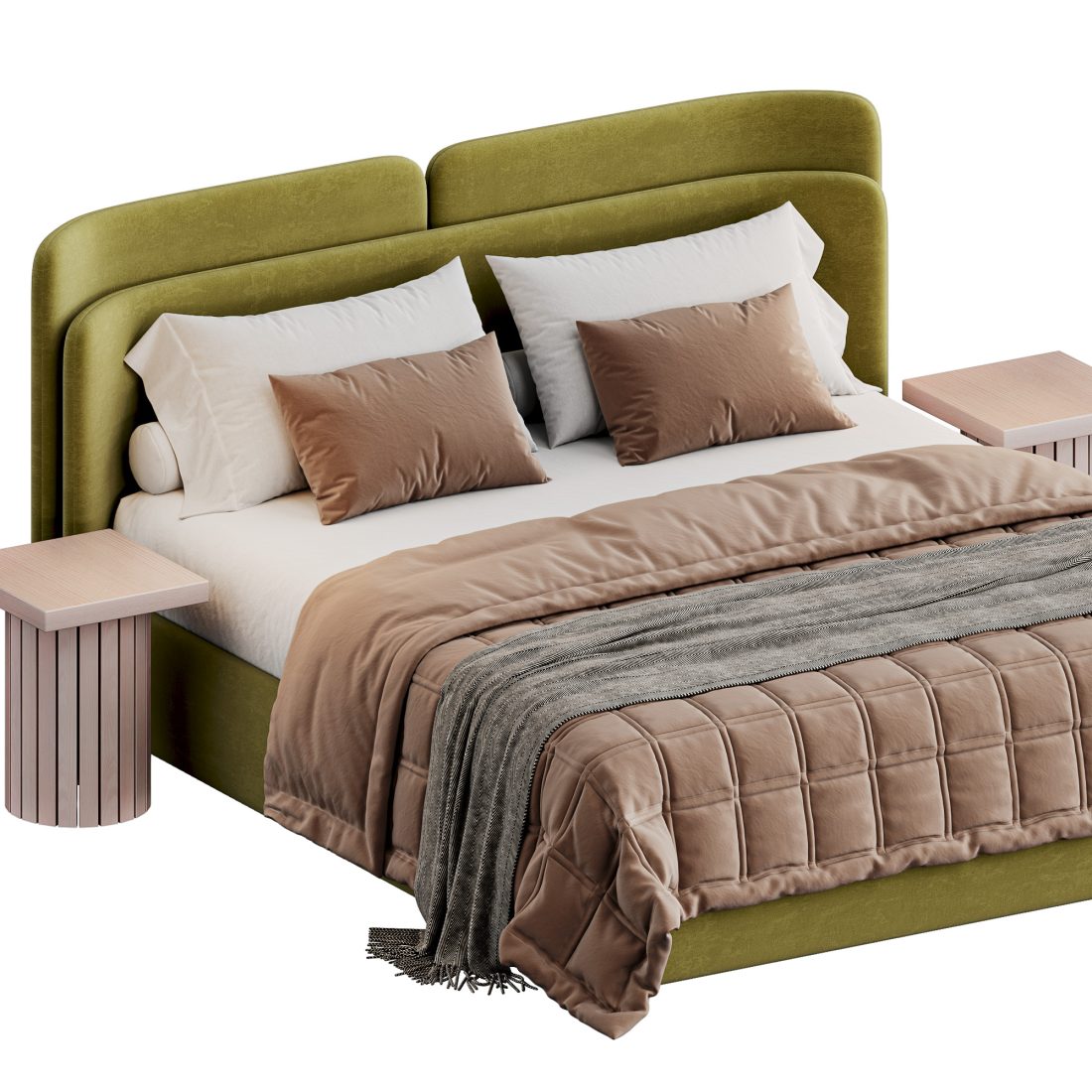 Valleta Bed By Retehome 3D Model for VRay, Corona | CGMood
